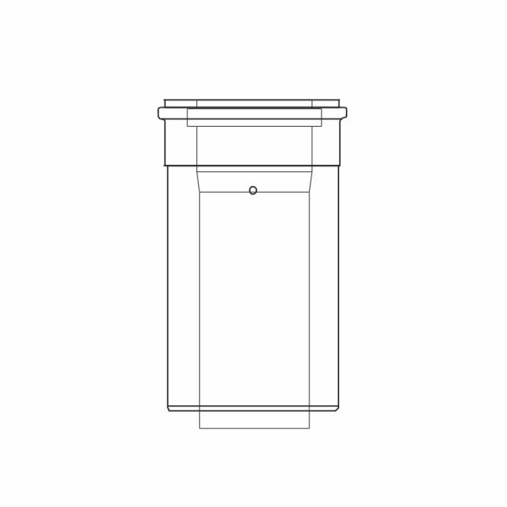 Trubka DN60/100, 250mm | Dobrekominy.cz